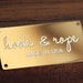 Metal Tags, Gold Plated Tags, Gold Tags, Metal Labels, Custom Tags ...