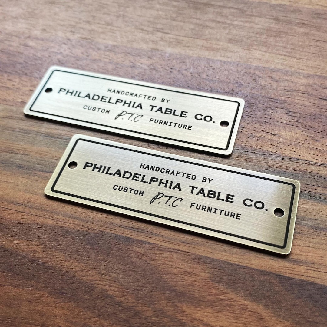 Metal Labels, Fabric Labels, Metal Tags, Metal Furniture Labels ...