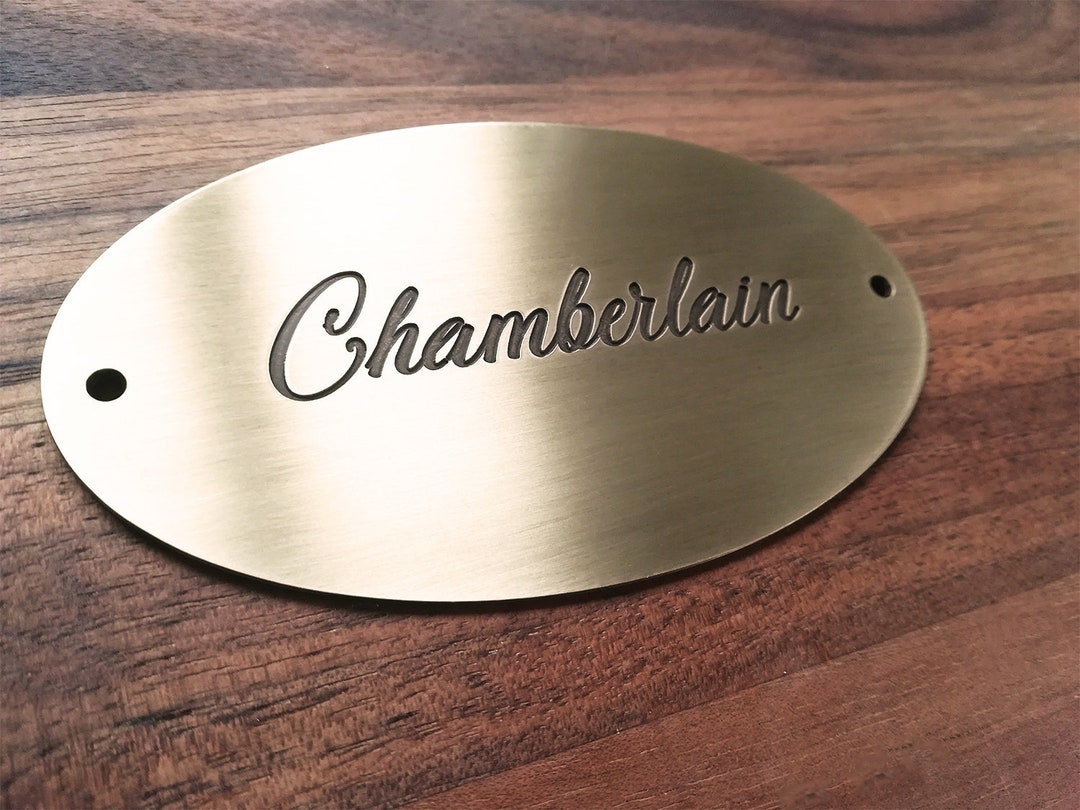 Personalized Metal Sign, Brass Plaque, Wall Sign - Etsy