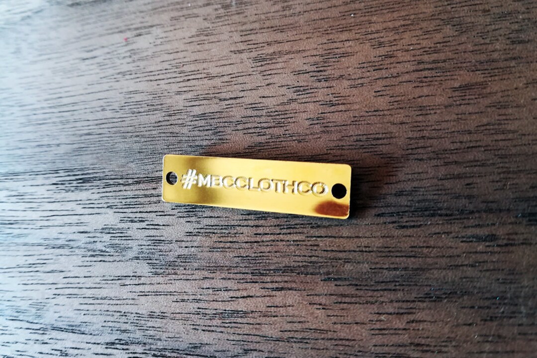 Metal Tags Gold Plated Labels Gold Tags Metal Labels - Etsy