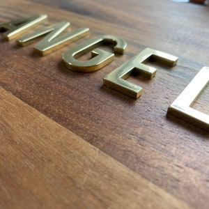 Brass Letters, Metal Letters, Metal Letter Tags, Metal Tags, Metal Logo ...