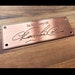 Signature Copper Sign Custom Engraved Sign Copper Sign - Etsy