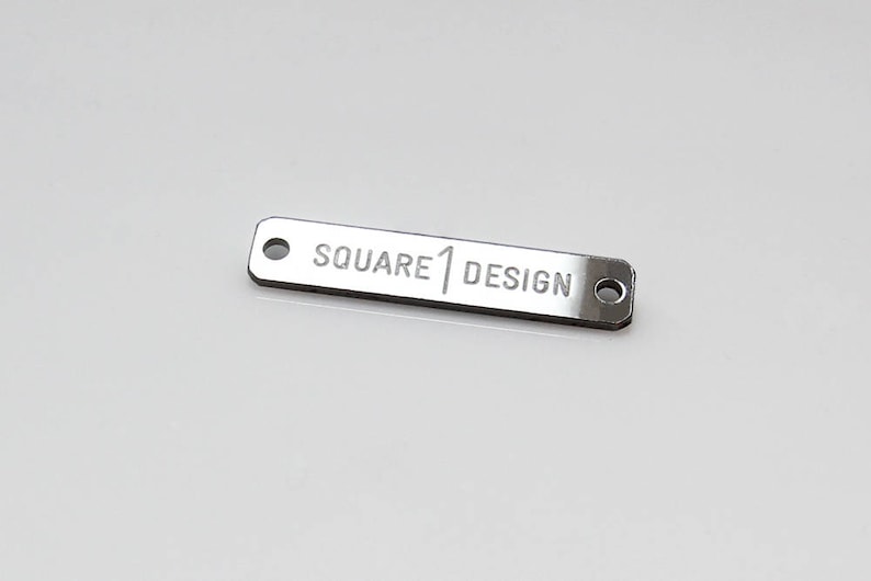 Custom Metal Clothing Labels, Personalized Tags, Sew On - Etsy