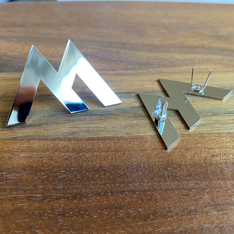 Custom Nickel Plated Brass Metal Tags, Logo Cutout - Etsy