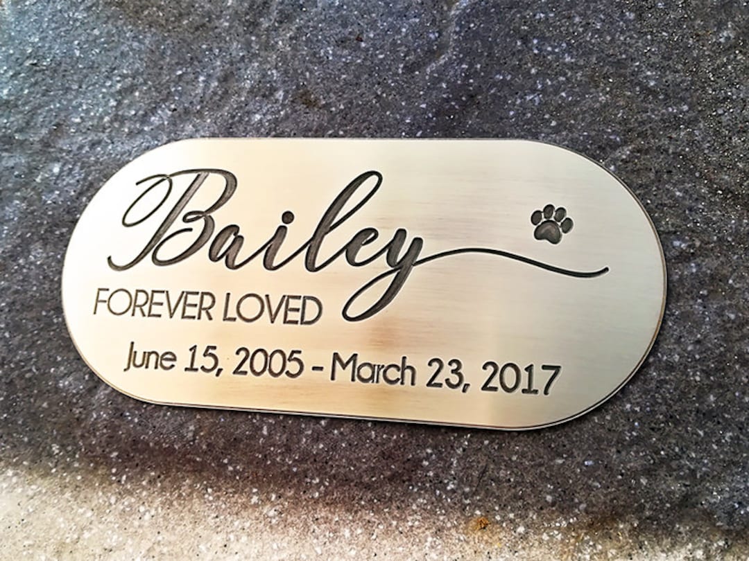 Pet Memorial, Dog Memorial, Memorial Sign, Memorial Gift, Engraved ...