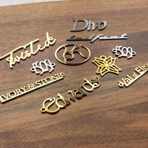Metal Logo Cutout, Metal Tags, Custom Logo Tags, Custom Metal Tags ...