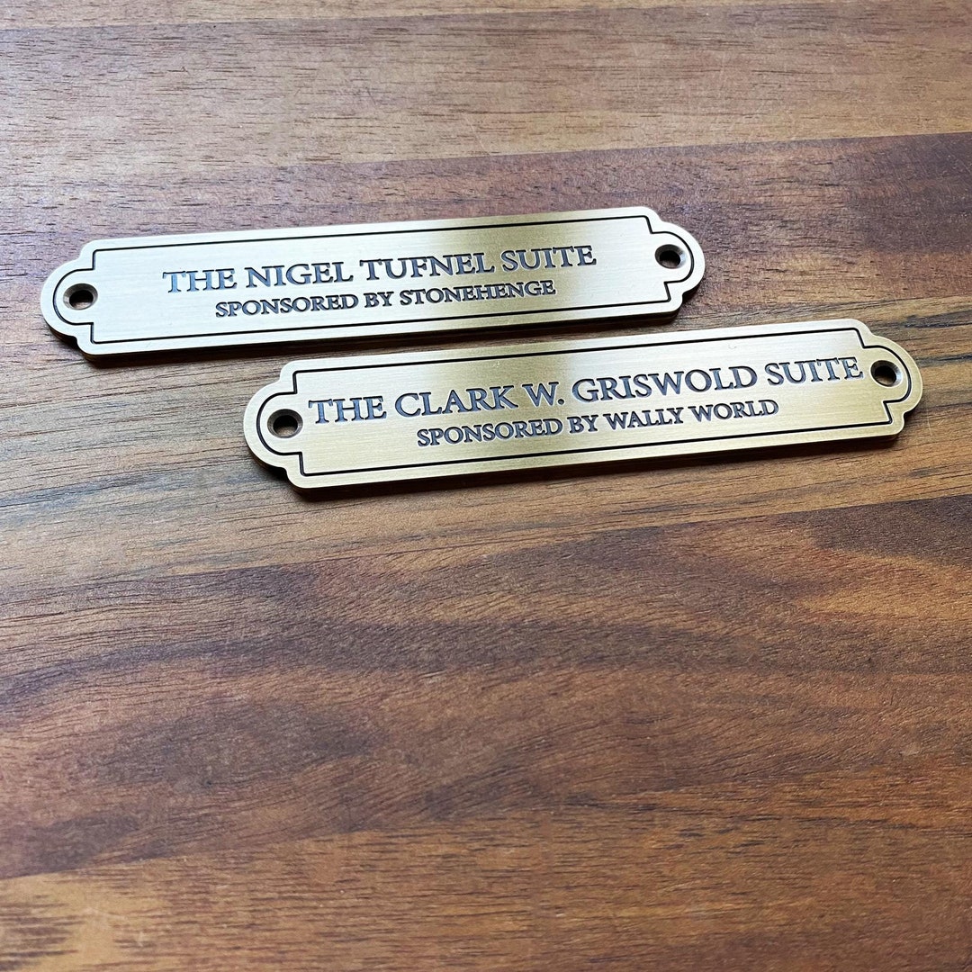 Personalized Door Sign, Custom Sign, Metal Name Plate, Brass Door Sign ...