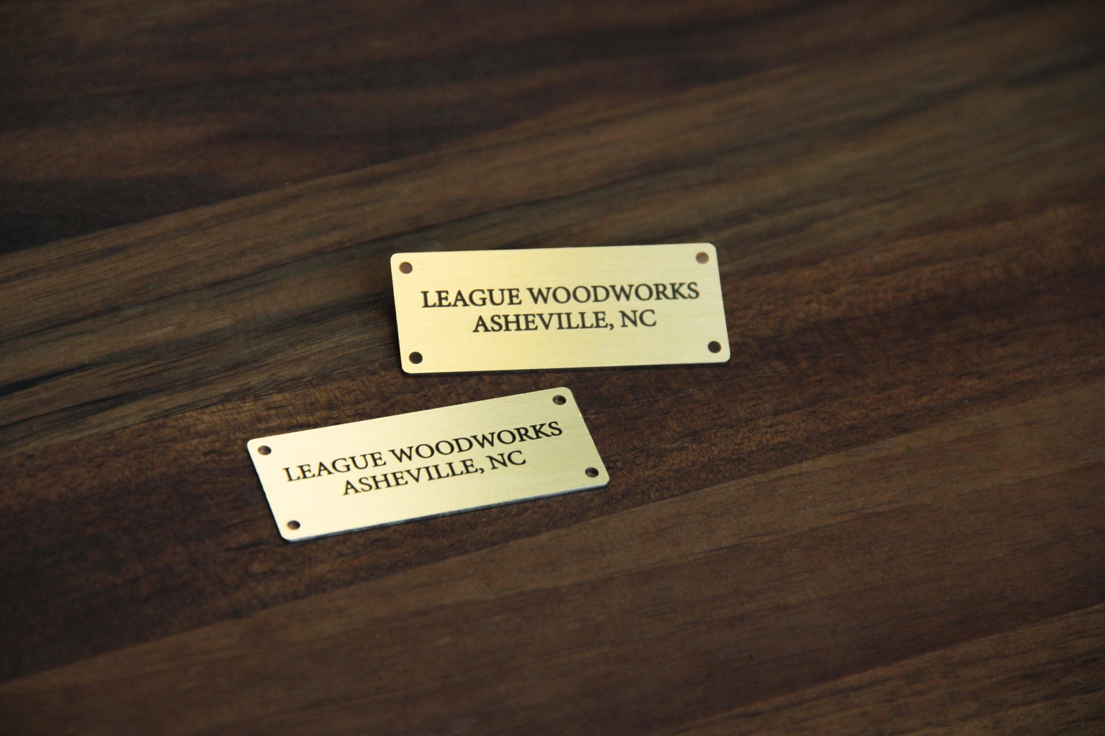Metal Labels, Metal Tags, Brass Labels, Custom Logo Labels, Engraved ...