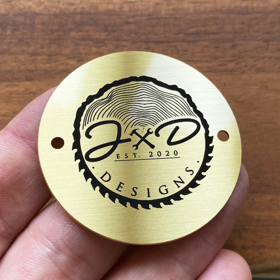 Custom Brass Furniture Labels, Custom Brass Tags, Metal Labels, Gold Labels, Tags With Logo ...