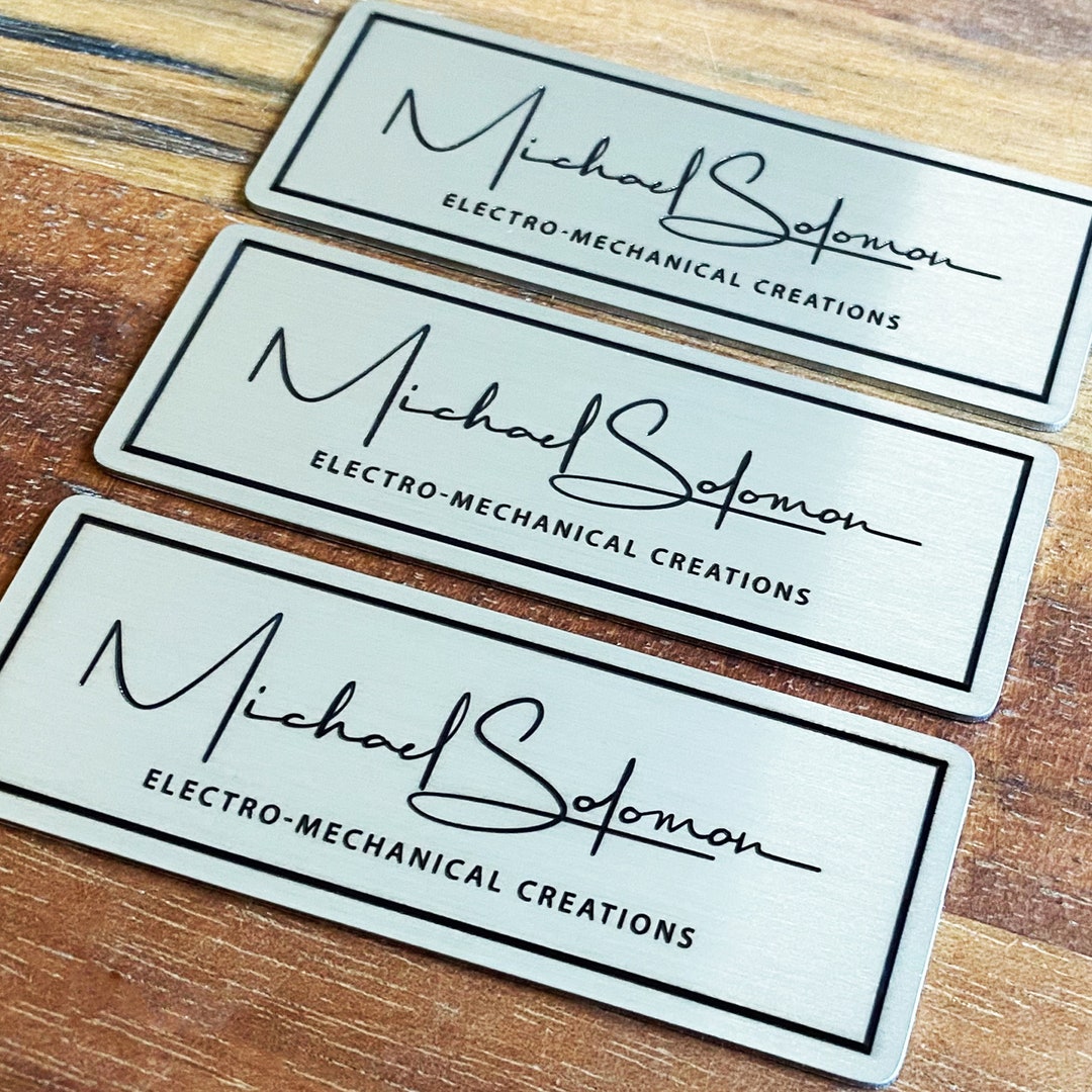 Stainless Steel Tag, Metal Labels, Custom Metal Tags, Personalized ...