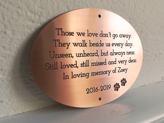 Pet Memorial Personalized Pet Memorial Gift Remembrance - Etsy