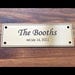 Custom Engraved Metal Plaque, Custom Metal Sign, Brass Door Plate, Door ...