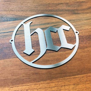 Custom Metal Logo Cutout – Stainless Steel Sign for Home, Business ...