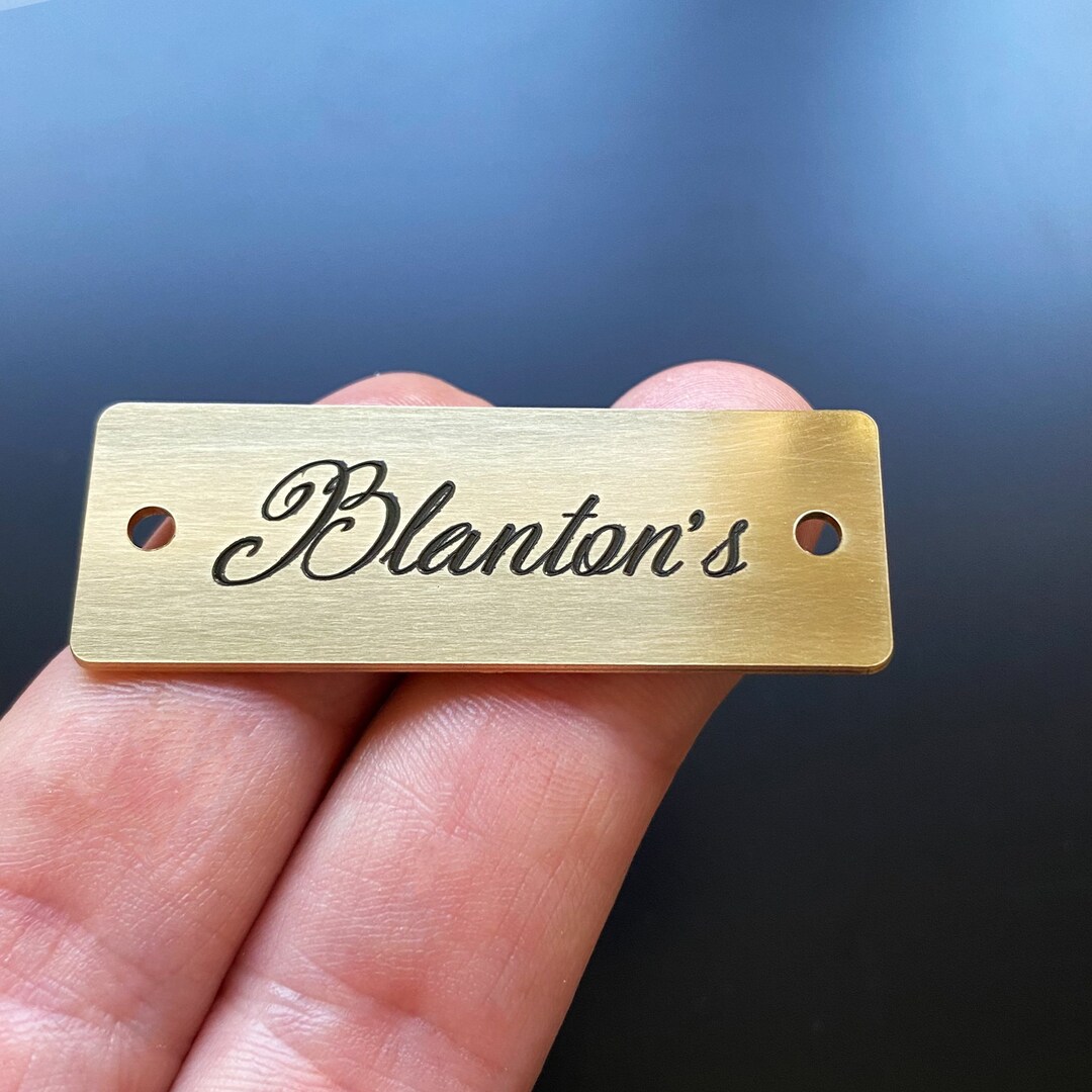 Metal Tags Gold Labels Sewing Labels Custom Logo Labels - Etsy