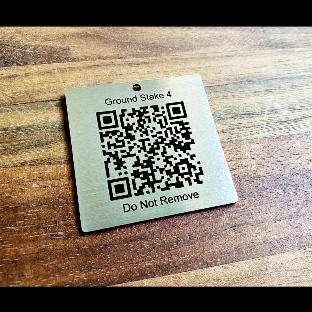 Stainless Steel Tags, Metal Tags With QR Code, Metal Labels, Custom ...