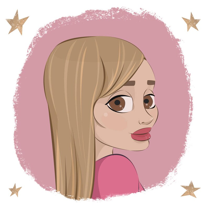 CUSTOM CARTOON PORTRAIT, Personalized Portrait, Custom Gift, Custom ...