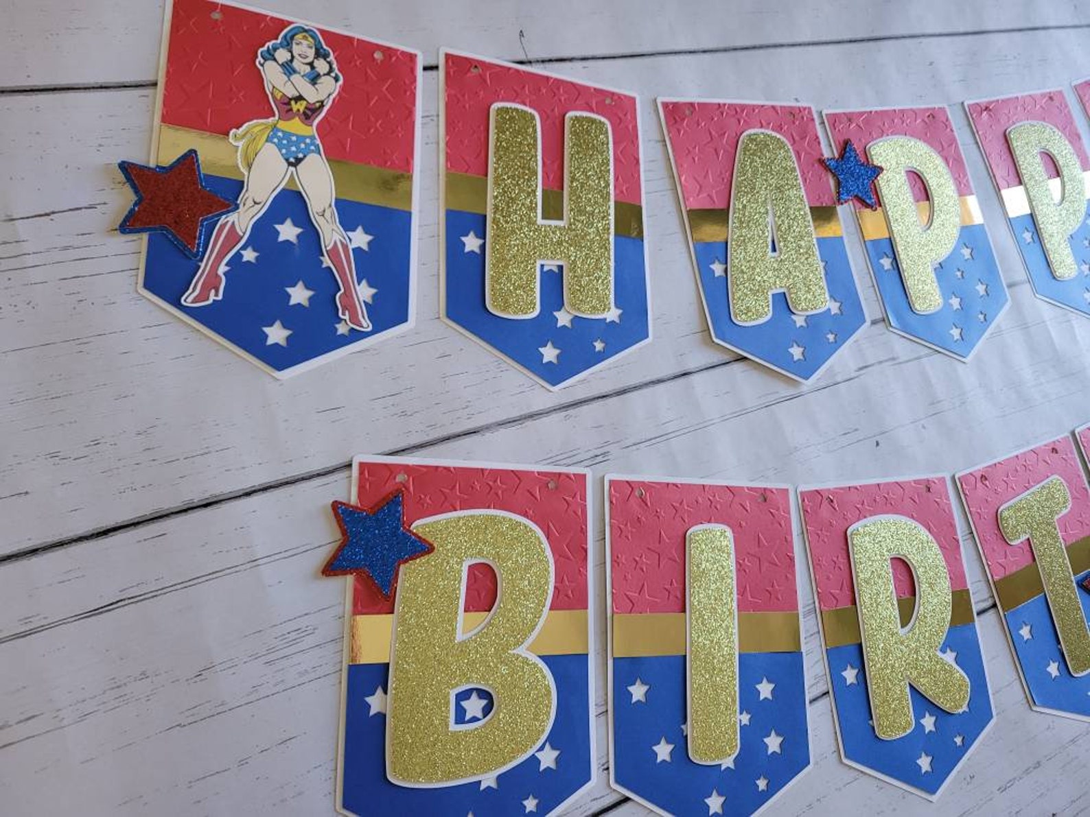 Wonder Woman Banner Wonder Woman Birthday Wonder Woman Party - Etsy