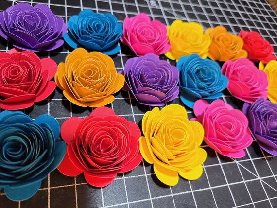 Rolled Paper Flowers Paper Flowers | Etsy