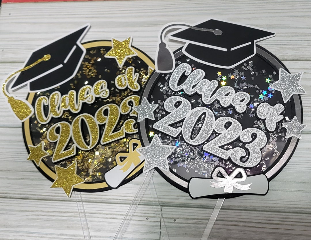 Graduation Cake Topper | Congrats Grad | Class of 2023 - Etsy