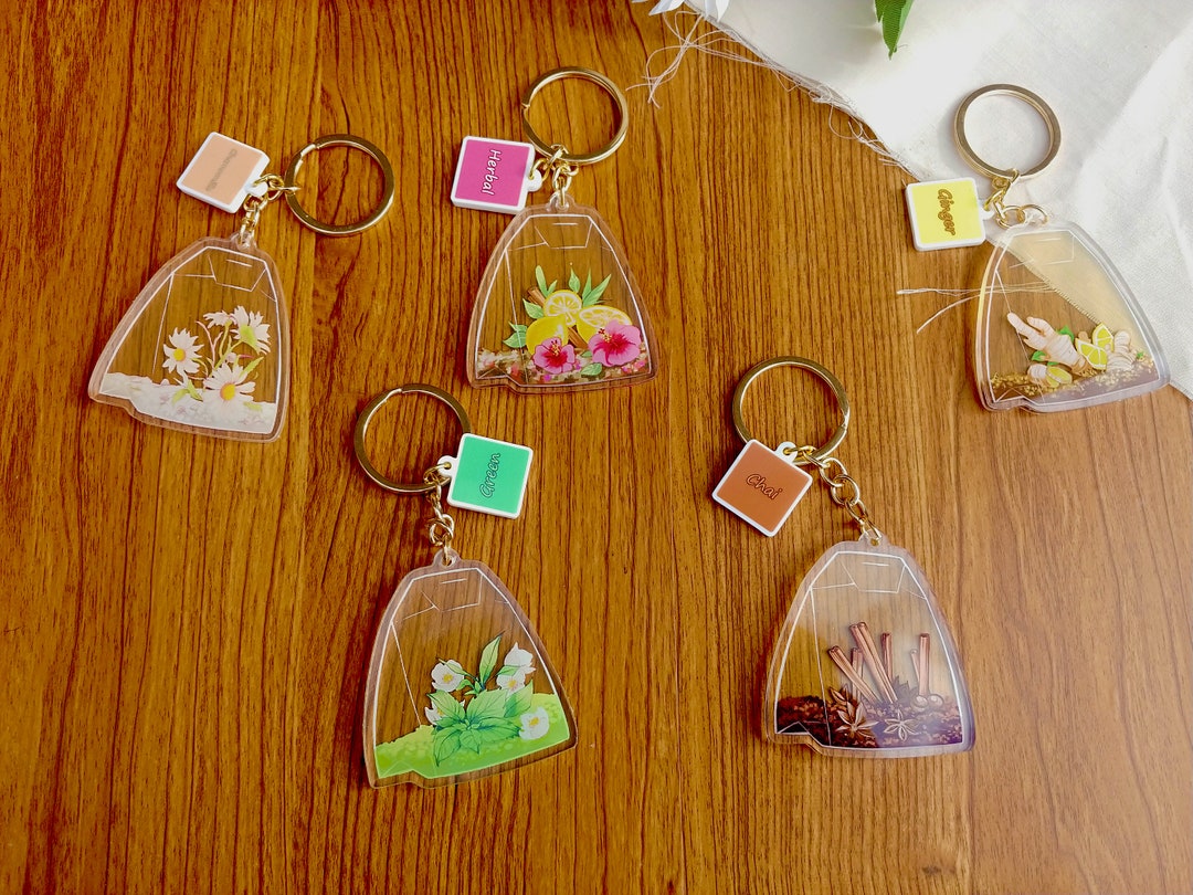 Tea Bag Keychain Tea Lovers Small Gifts - Etsy