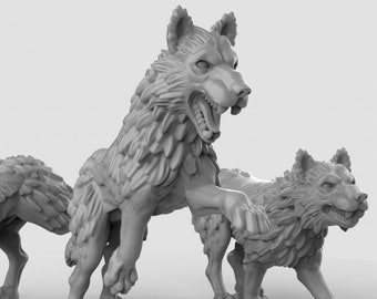 WOLF PACK Fantasy: Frostgrave Pathfinder D&D Resin - Etsy UK