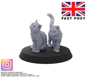 28mm Cat Miniature | Etsy