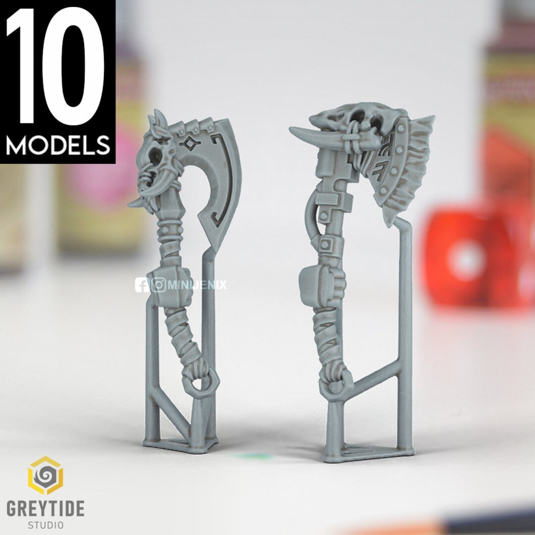 Custom Space Viking Bits Weapons for Scifi & Cyberpunk - Etsy