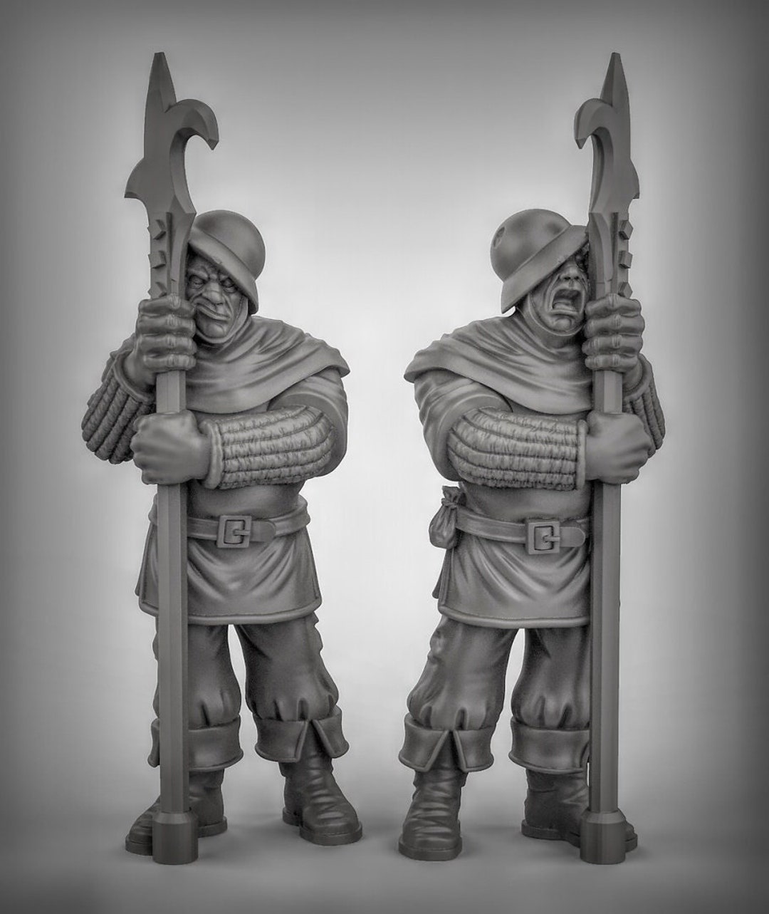 BORED GUARDS Fantasy: Frostgrave, Pathfinder, D&D, Resin Miniature - Etsy