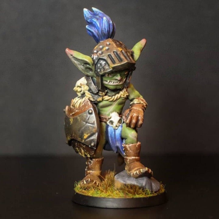 A26 GOBLIN KNIGHT Fantasy: Pathfinder, Frostgrave, 3D Resin Miniature ...