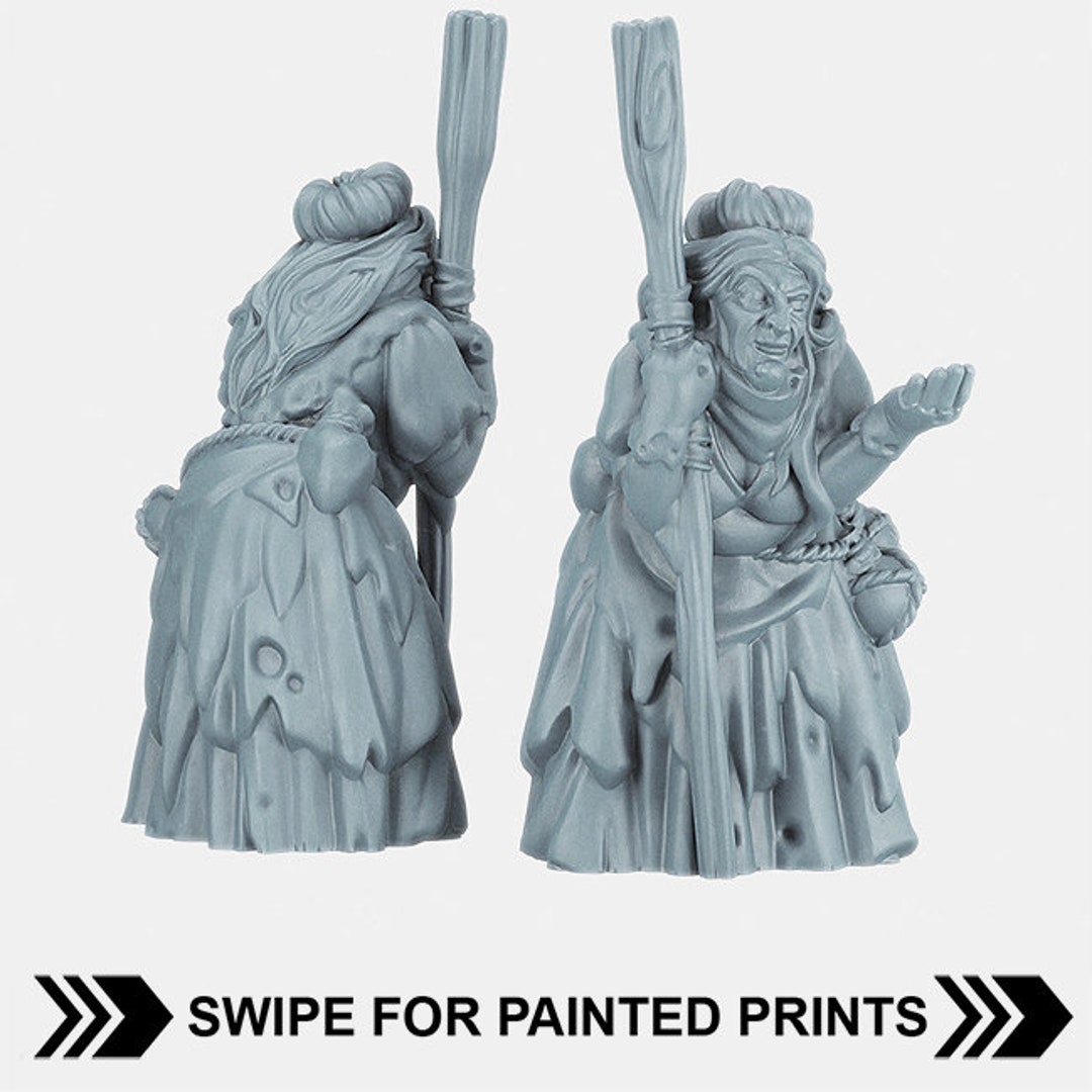 BABA YAGA Fantasy: Frostgrave Pathfinder D&D Resin - Etsy