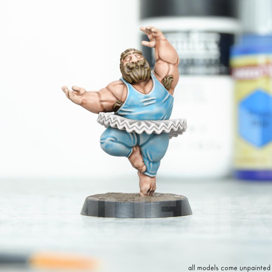 DWARF BALLERINA Fantasy: Fighter, Frostgrave, Resin 28mm 32mm - Etsy