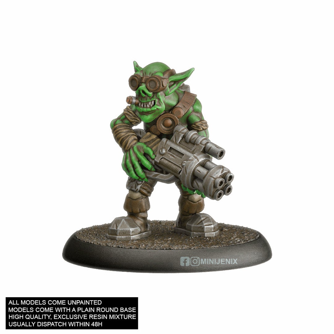 CYBERPUNK GOBLIN GROT Scifi: Infinity, Shadowrun 3D Resin Miniature ...