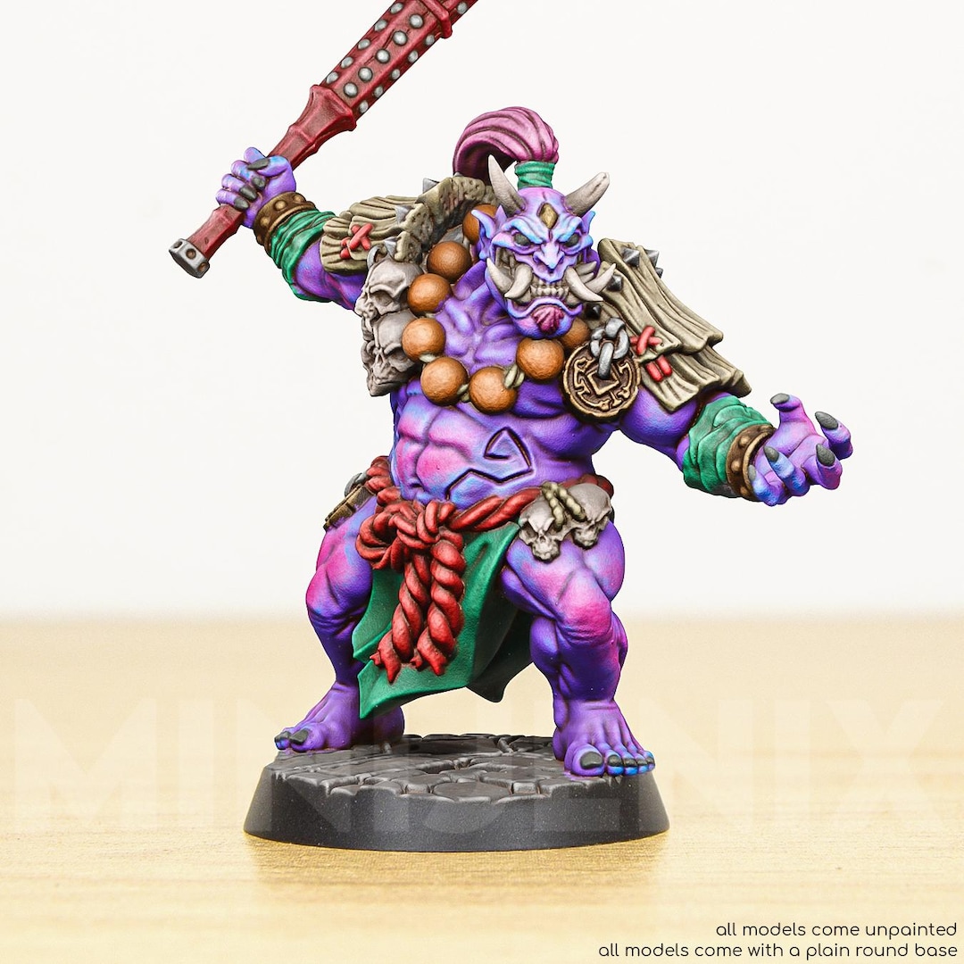 OGRE DEMON ONI || Artisan Guild, Orc Monster, Tabletop Unpainted Resin ...