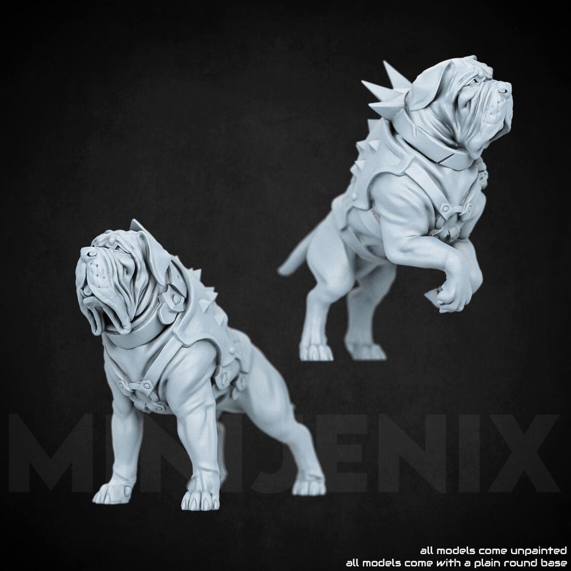 GUARD DOG SET || Artisan Guild, Animal, Tabletop Unpainted Resin ...