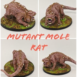 MOLE RATS Fantasy: Frostgrave, Pathfinder, D&D, Resin Miniature - Etsy UK