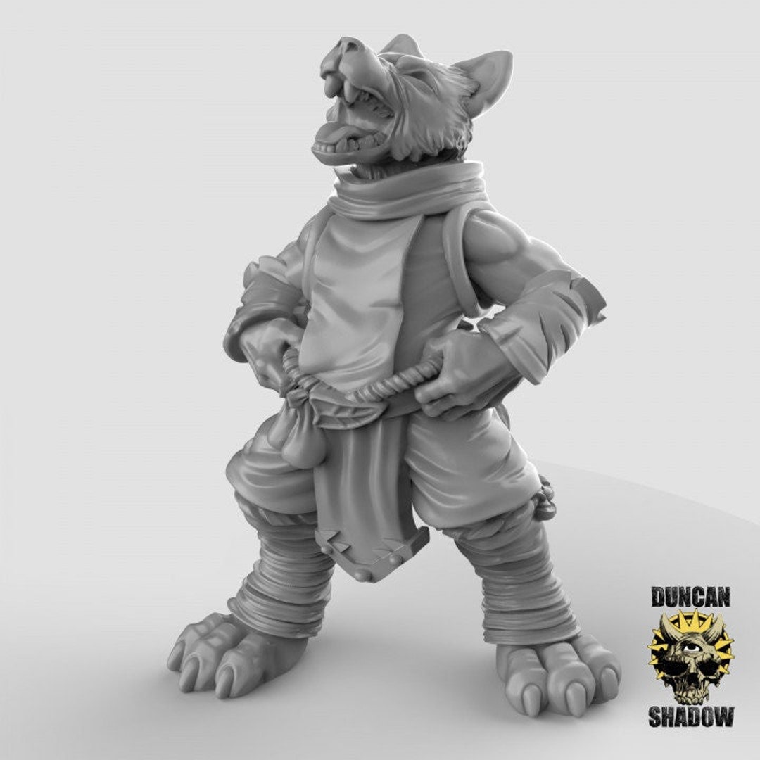 LAUGHING FOX BANDIT Fantasy: Frostgrave, Pathfinder, D&D, Resin ...