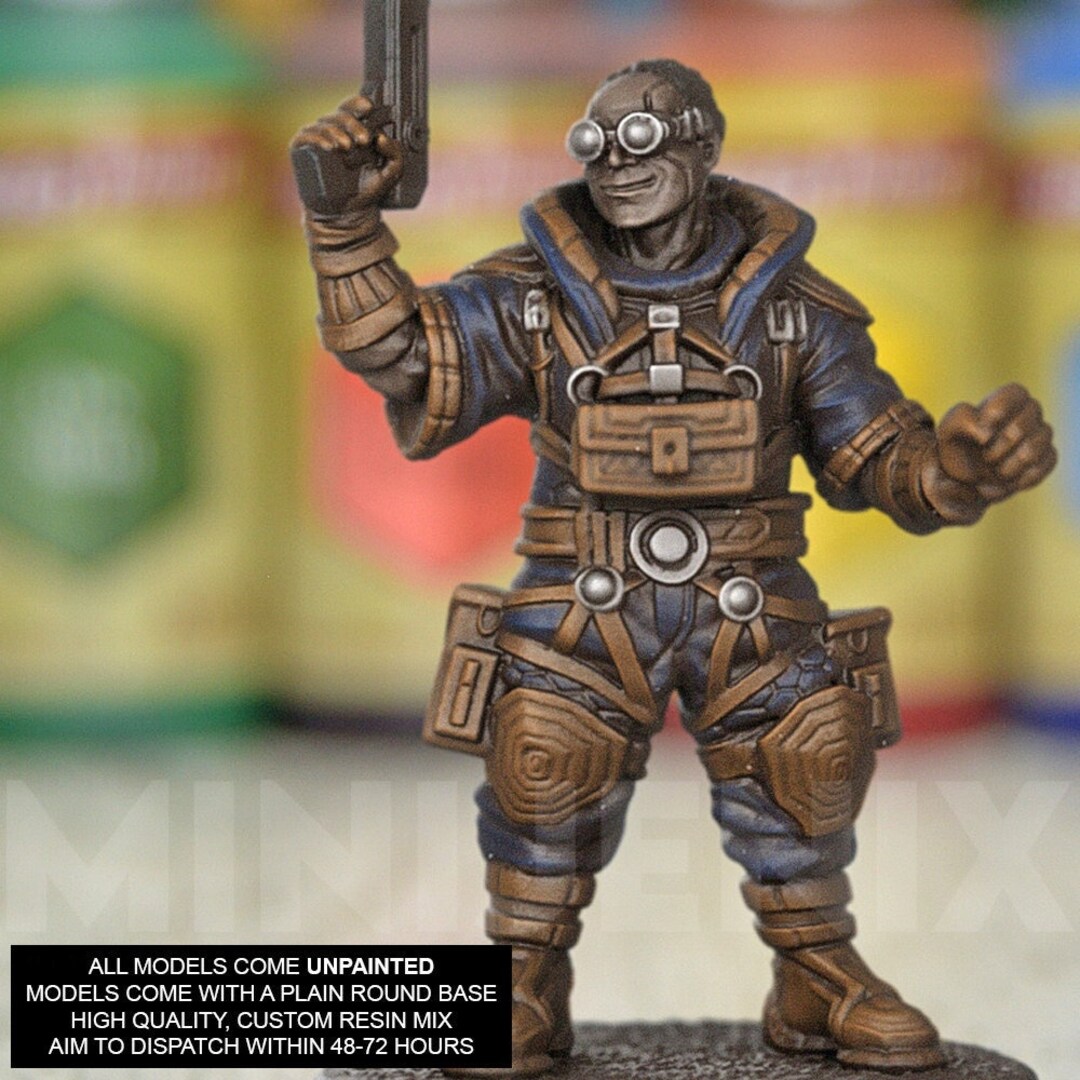 SMUGGLER Sci-fi: Shadowrun, Cyberpunk, Unpainted Fantasy Resin ...
