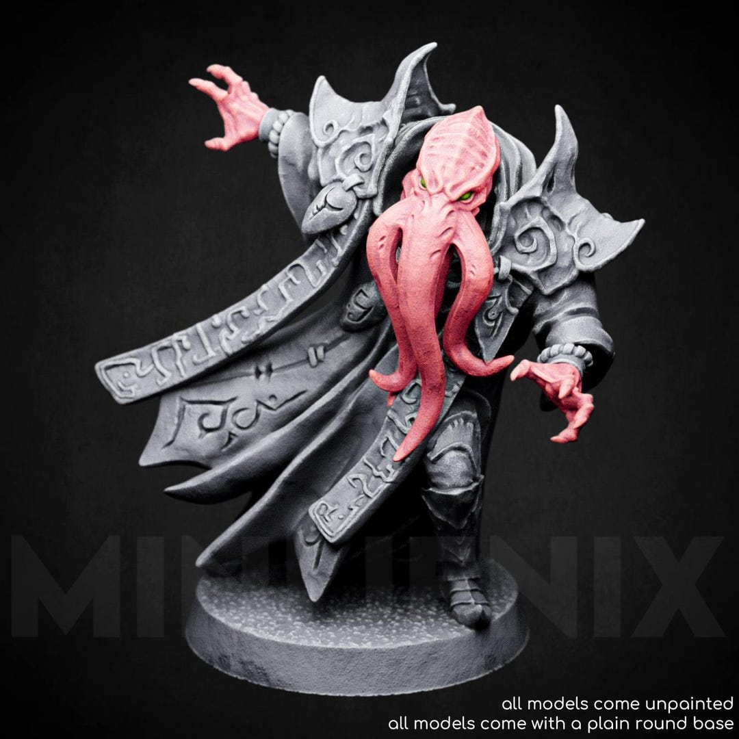 SLATHAAI ILLITHID MINDFLAYER || Artisan Guild, Tabletop Unpainted Resin ...
