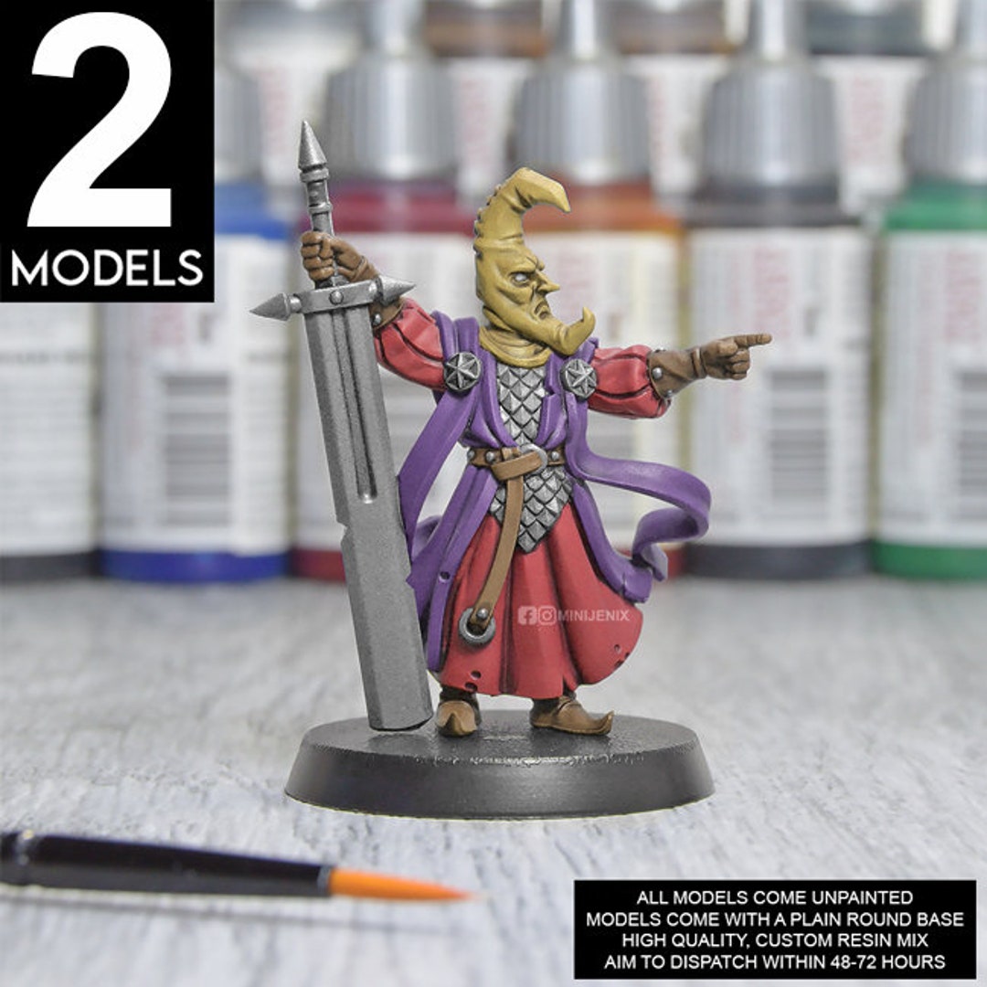 Nightbringer & Sunbringer FANTASY: Resin Miniature Set for Tabletop ...