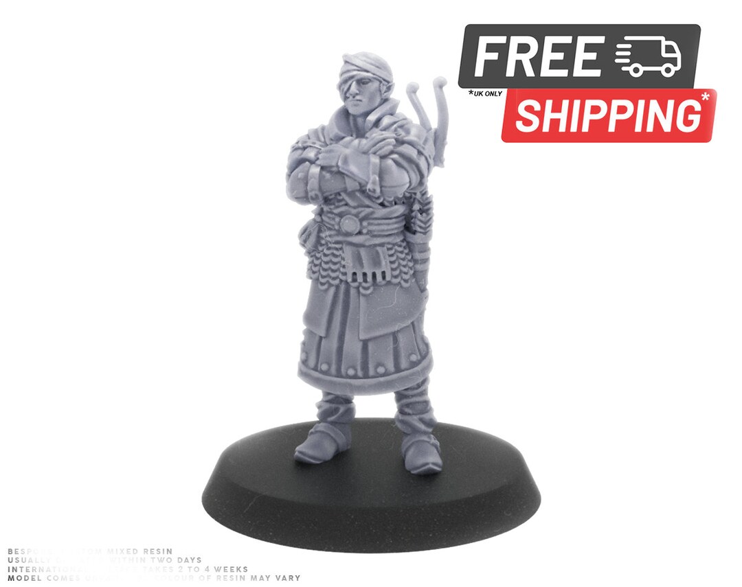 A49 ELF BANDIT THIEF Fantasy: D&D, Frostgrave, 3D Resin Miniature 28mm ...