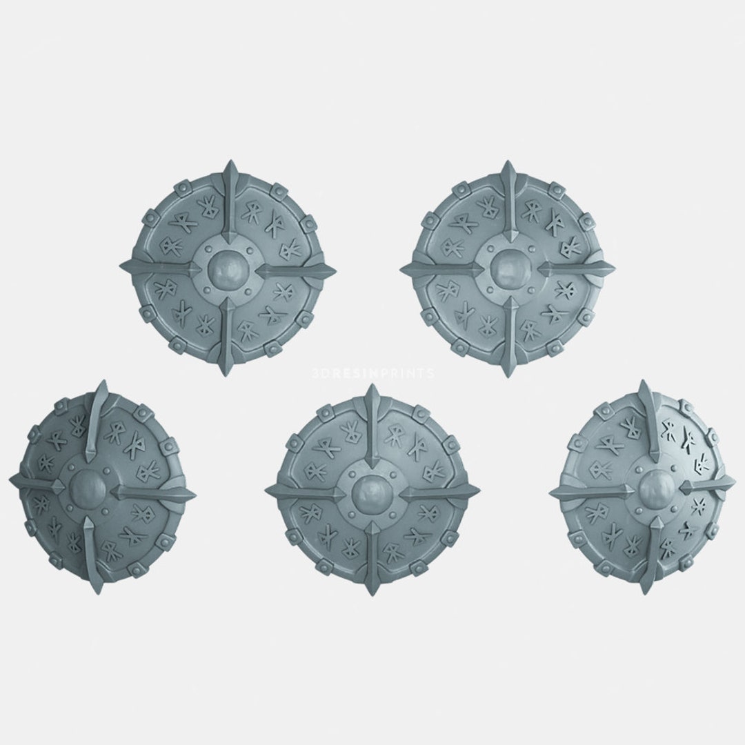 Viking Runic Shields: Bits for Oversized Super Human Warriors - Etsy