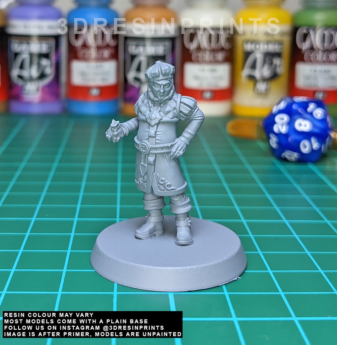 D27 TAX COLLECTOR NPC || D&D, Frostgrave, 3D Printed Miniature 28mm ...