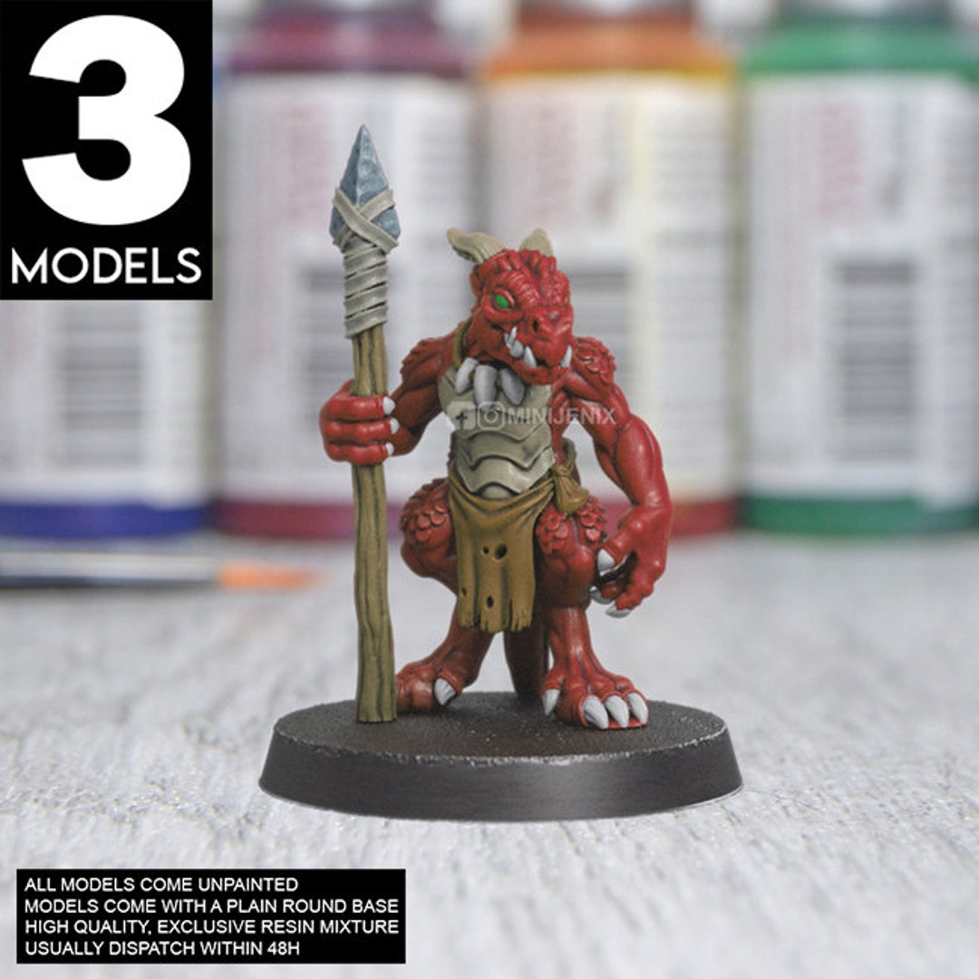 J11 YOUNG KOBOLD PARTY Fantasy: Frostgrave, Pathfinder, D&D, Resin ...