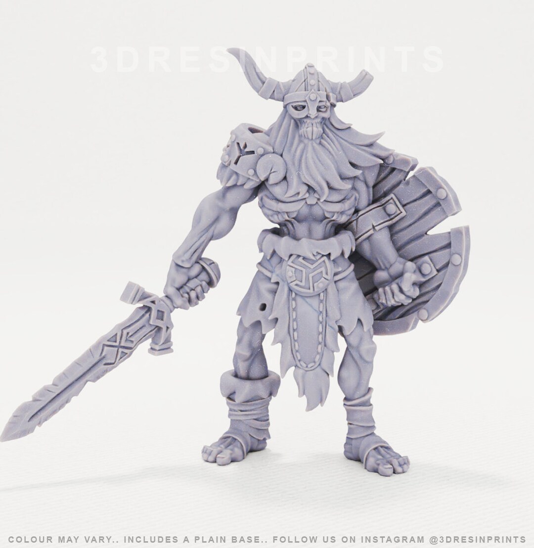 B02 UNDEAD DRAUGR BARBARIAN Frostgrave Pathfinder - Etsy