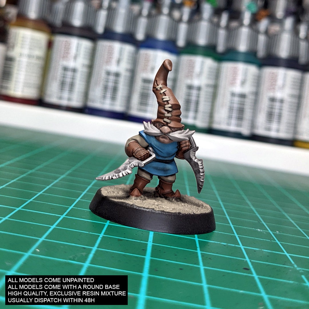 GARDEN GNOME ASSASSIN || Frostgrave, Pathfinder, Tabletop 3D Printed ...
