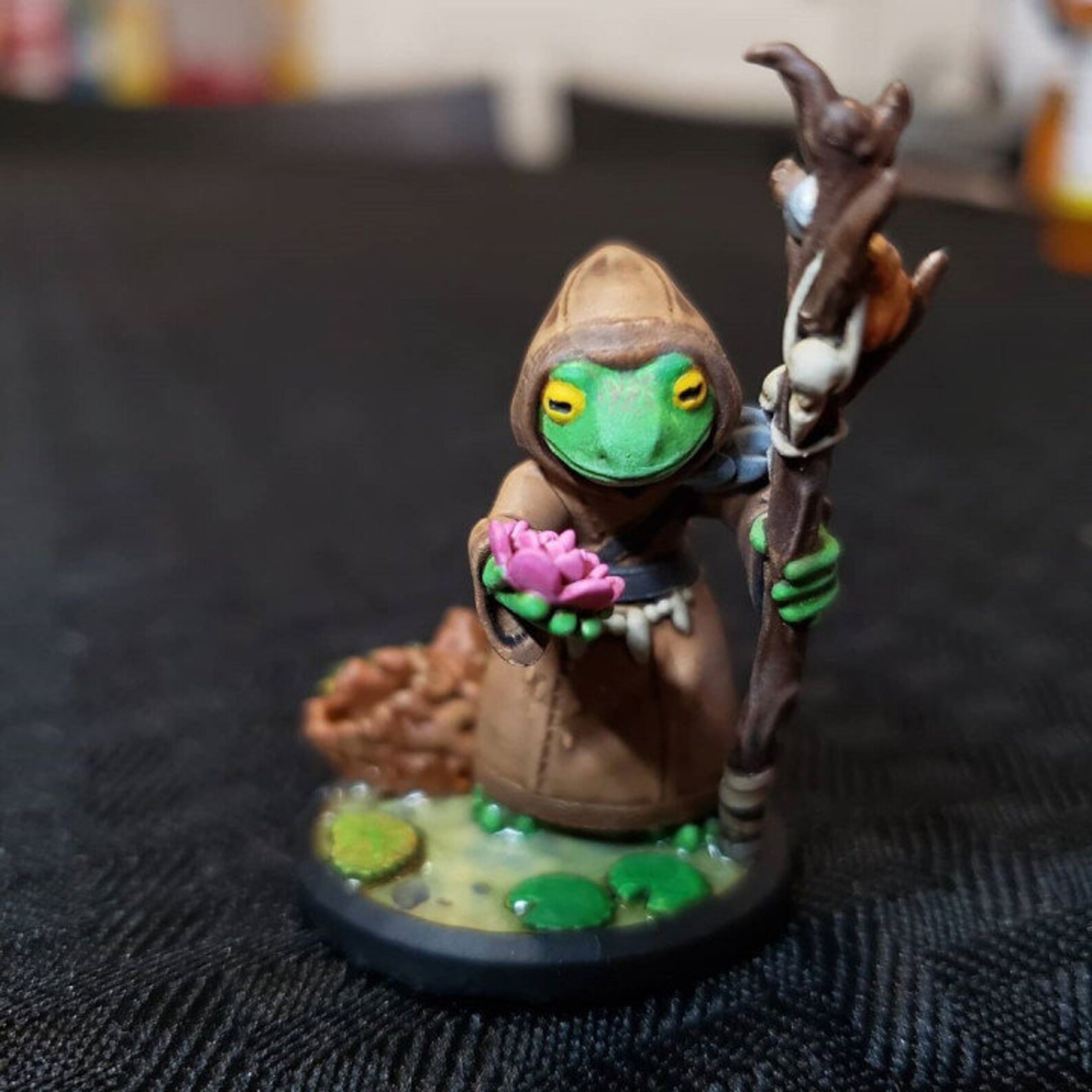 1W FROG Shaman Druid UNPAINTED Fantasy Dnd Resin Tabletop - Etsy UK