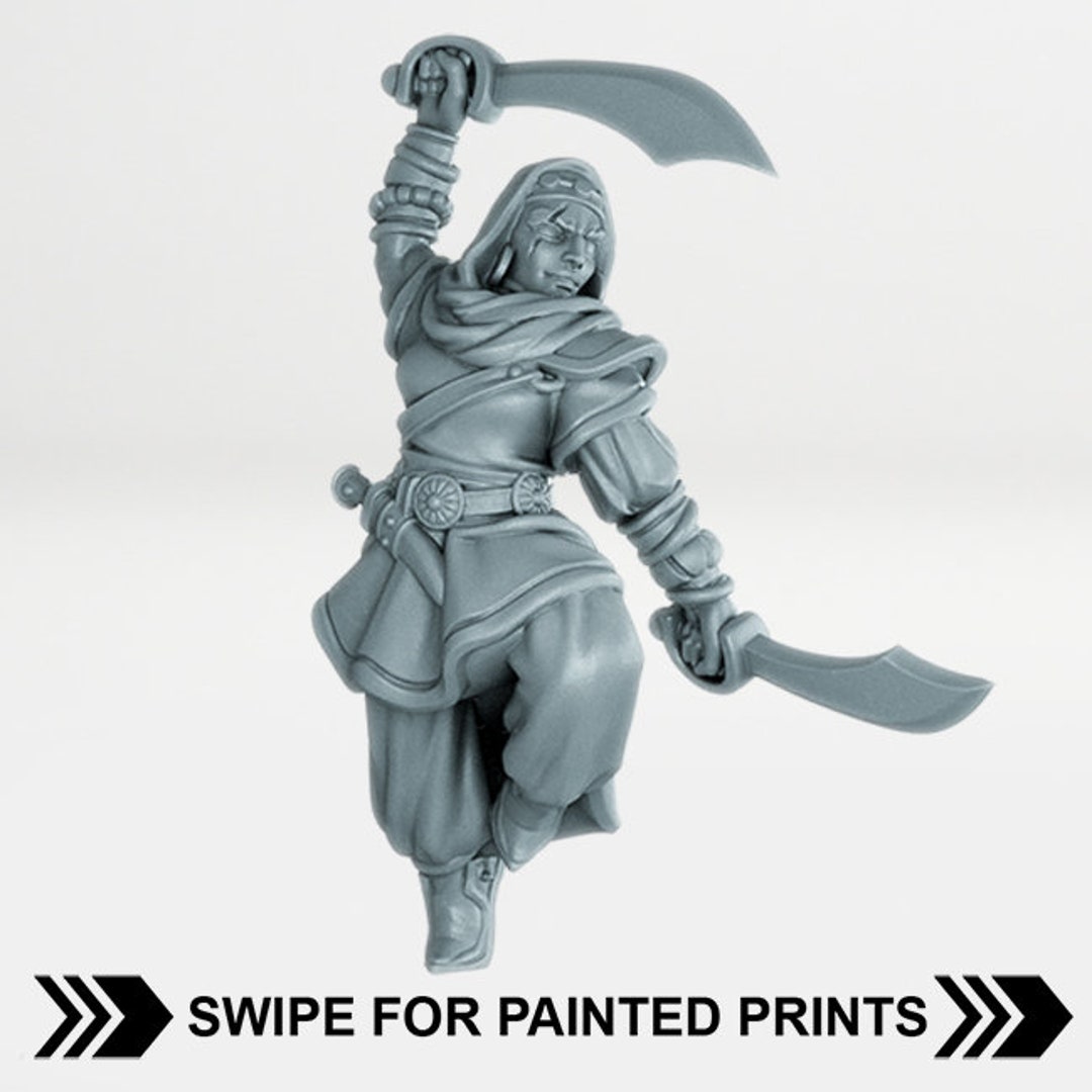 SWORD DANCER || D&D Vae Victis Resin Miniature 28mm 32mm V68 - Etsy
