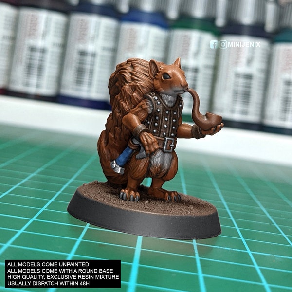 Squirrel Miniature - Etsy