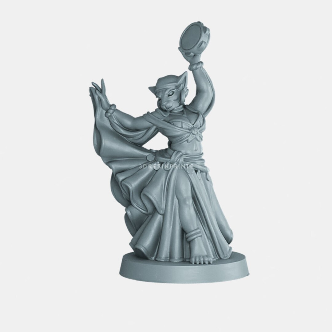 TABAXI CAT DANCER D&D Vae Victis Resin Miniature 28mm 32mm - Etsy