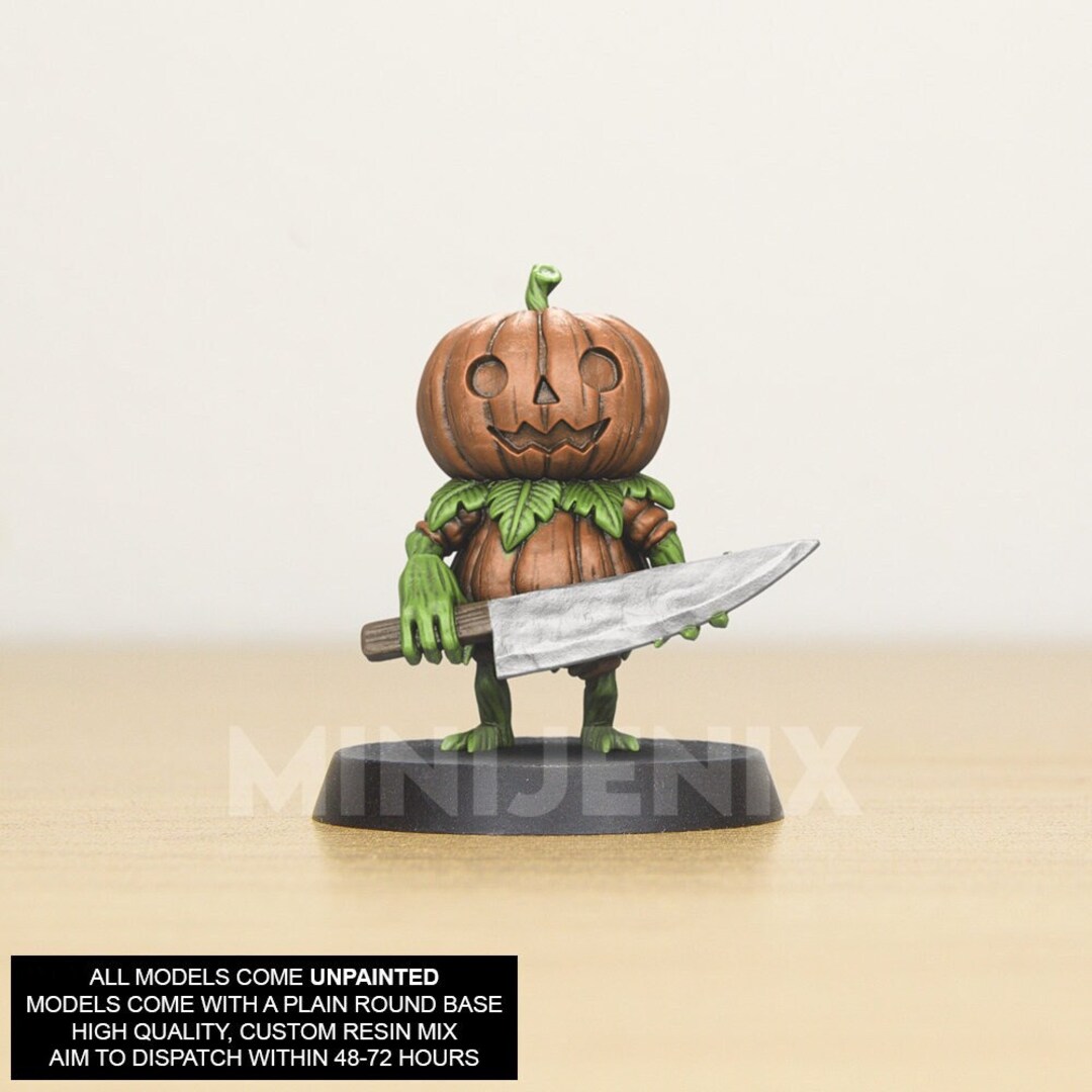 MONSTER PUMPKIN Fantasy: Frostgrave, Pathfinder, D&D, Resin Miniature ...